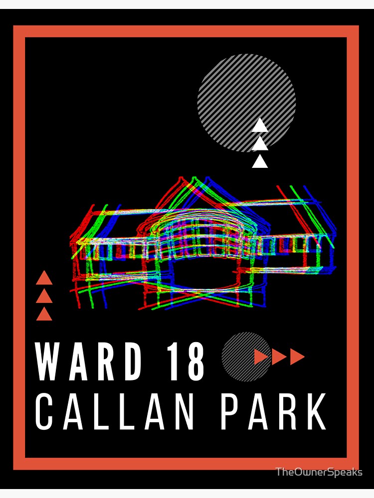 "Ward 18 Callan Park" Sticker by TheOwnerSpeaks | Redbubble