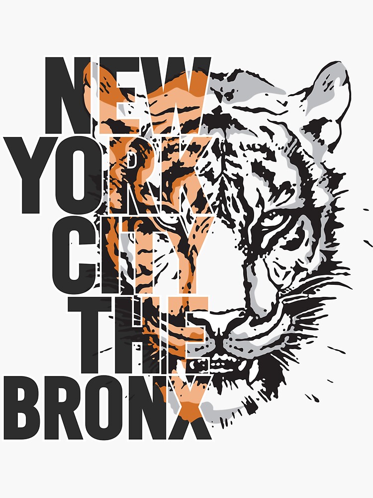"New York City The Bronx" Sticker for Sale by muzammilch | Redbubble