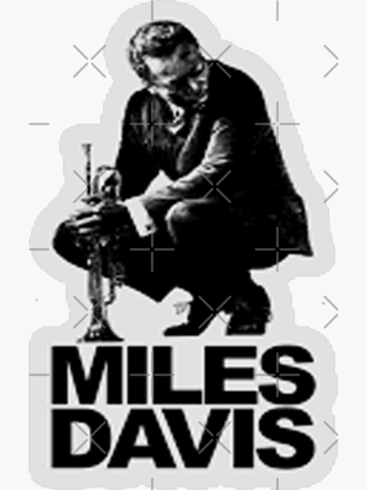 "NEW 2022 MILES DAVIS" Sticker by kwybrow5p | Redbubble