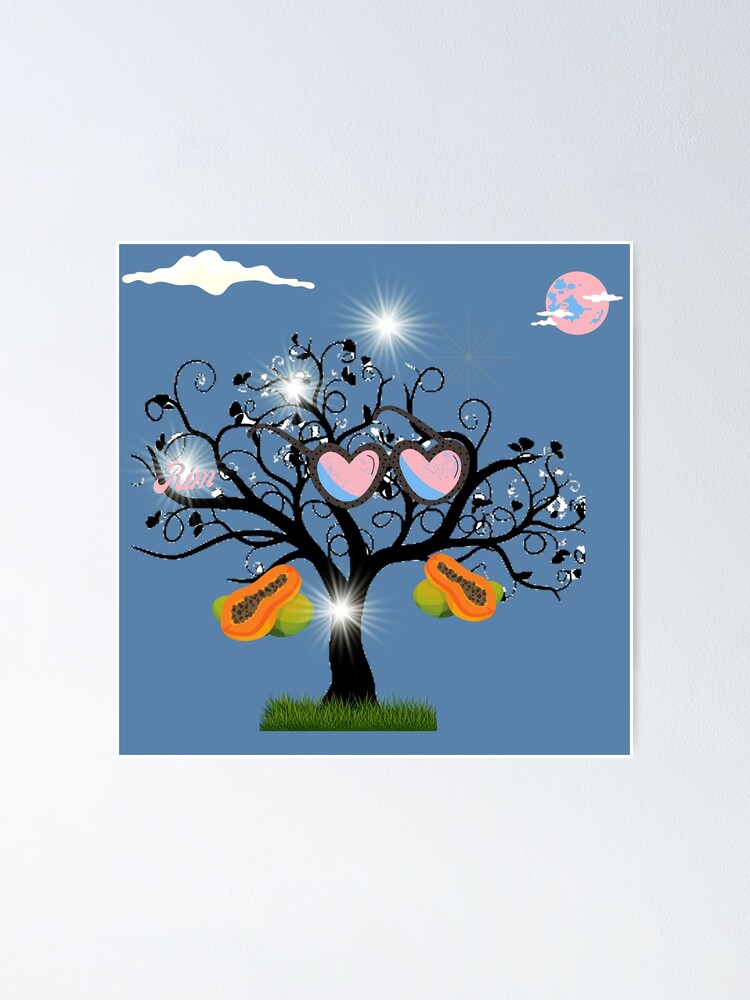 "The beloved tree of life" Poster for Sale by RIMACHOP2 | Redbubble