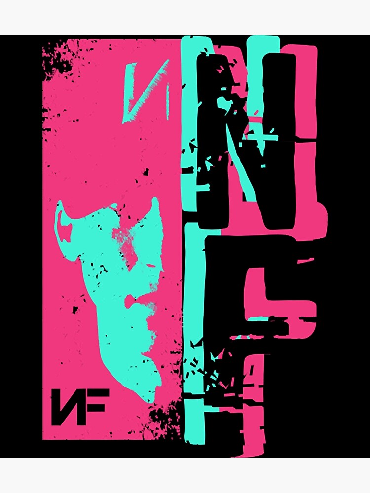 "Nf Rapper Sticker" Poster for Sale by riverslyon | Redbubble