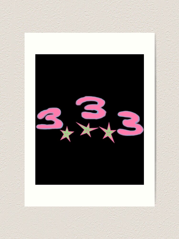 "Bladee Drain Gang 333 logo " Art Print for Sale by ParioNovoo | Redbubble