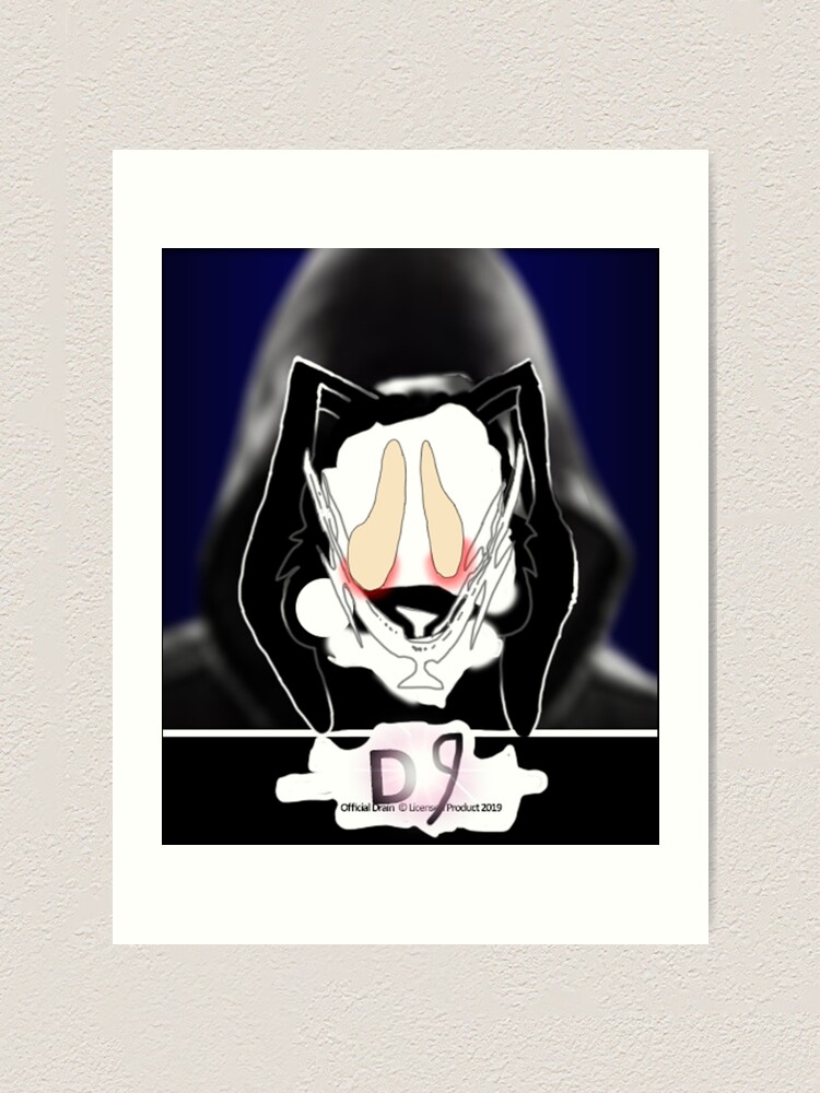 "Bladee Drain Gang D9 Rabbit logo " Art Print by ParioNovoo | Redbubble