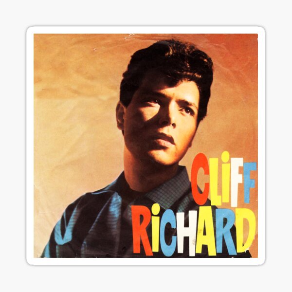 "CLIFF RICHARD" Sticker for Sale by kkalderon2l | Redbubble