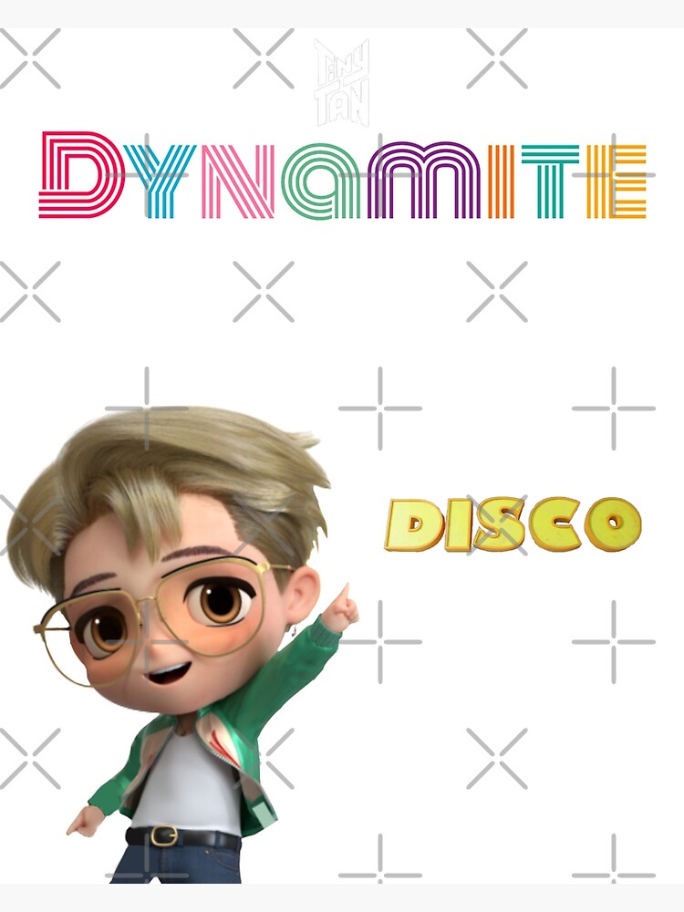 "Tiny Tan Jimin (DISCO/Dynamite)" Art Print for Sale by Color-Toonix ...