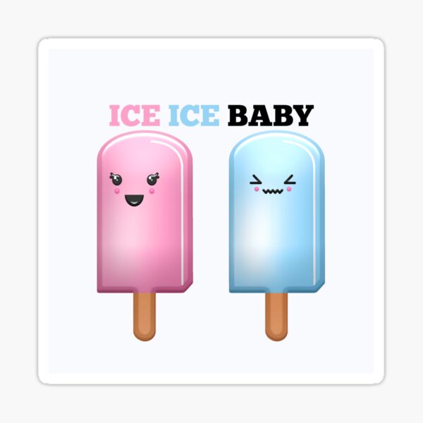 "Ice Ice baby sticker" Sticker by CLfiftyone | Redbubble