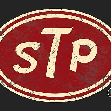 "STP Motor Oil Vintage Classic" Sticker for Sale by turboscope | Redbubble