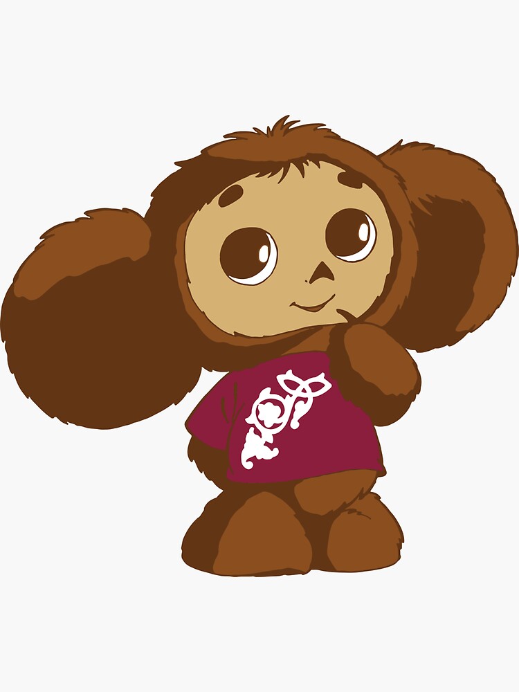 "fairy tale cheburashka" Sticker by Weresen | Redbubble