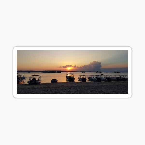 "Sunset Nusa Penida Indonesia" Sticker for Sale by RobinWorldwide ...