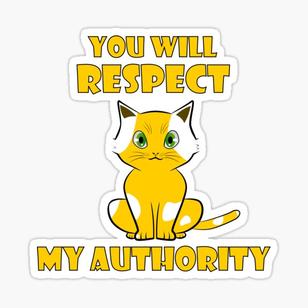 "Funny Cat quotes !!" Sticker by IvicaJ | Redbubble