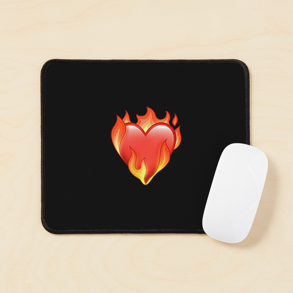 "flaming heart" Sticker by rare-colors | Redbubble