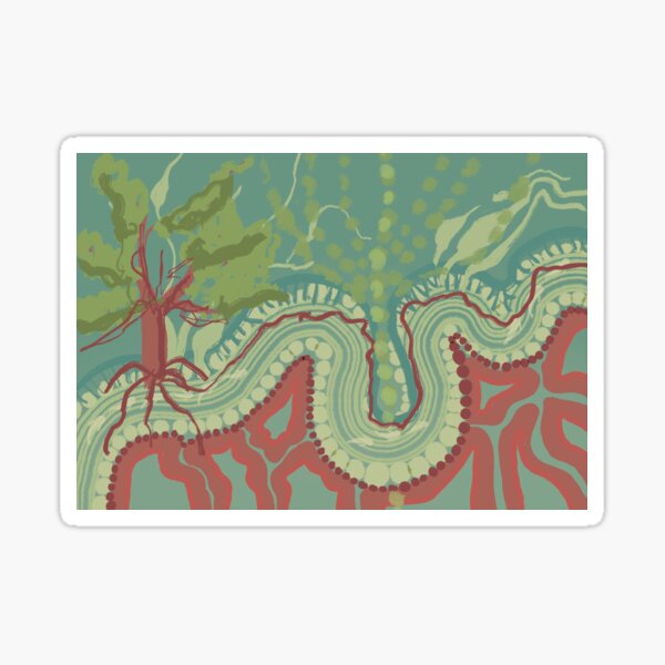 "Mangroves " Sticker for Sale by Myadamon | Redbubble