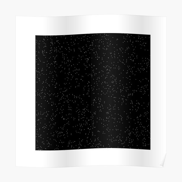 "Black and white pattern 400x400 dots with probability 1:100" Poster ...
