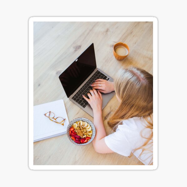 "Working time and coffee is a special design" Sticker for Sale by mada ...