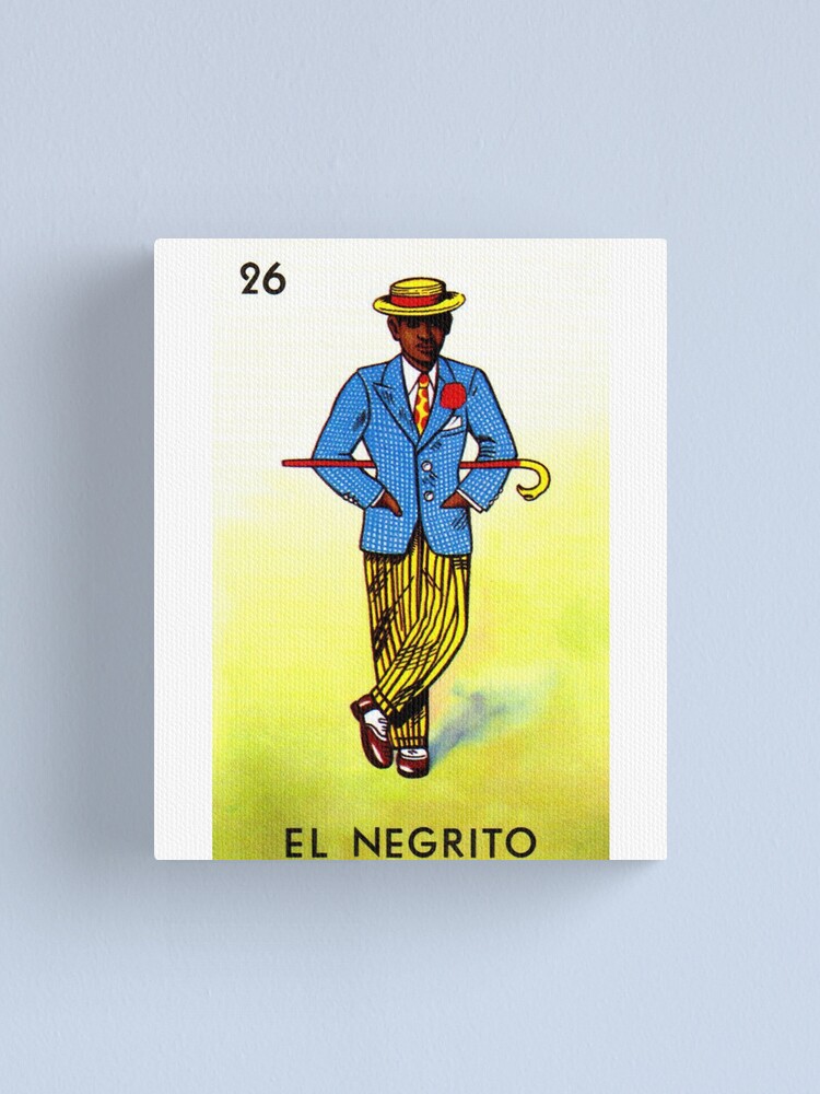 Lienzo «Loteria Mexicana - Regalo De El Negrito Loteria Regalo ...