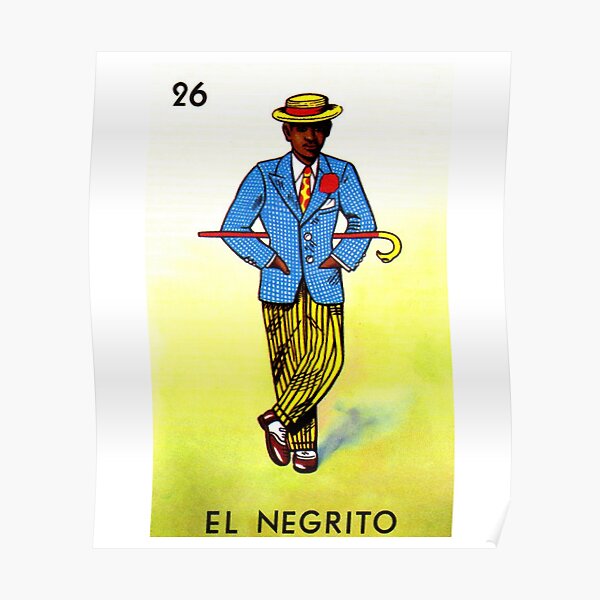 "Mexican Loteria - Regalo De el El Negrito Lottery Gift - Mexican ...