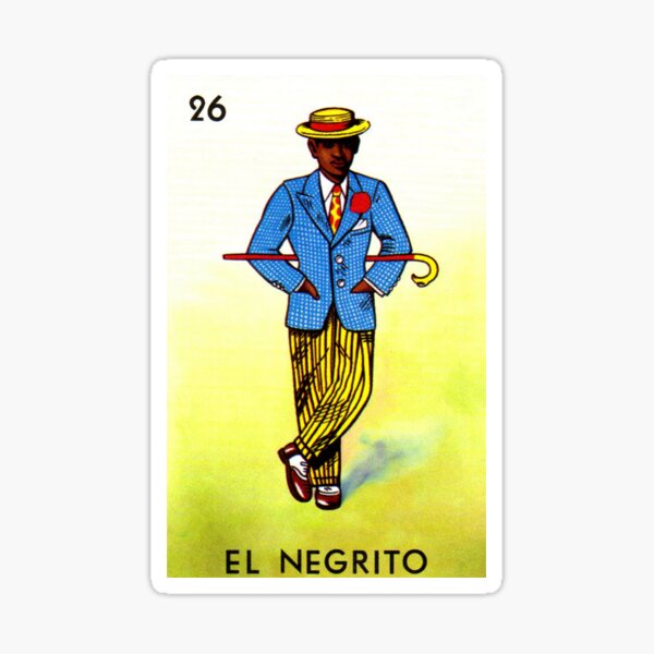 Pegatina «Loteria Mexicana - Regalo De El Negrito Loteria Regalo ...