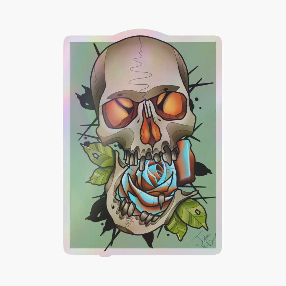 Neo Traditional Skull
