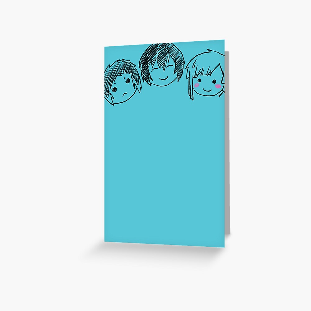 "wan! akutagawa dazai atsushi drawn by kyoka Sticker" Greeting Card by ...