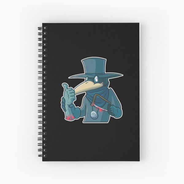" SCP Foundation Plague Doctor funny and cute shirt 2" Spiral Notebook ...