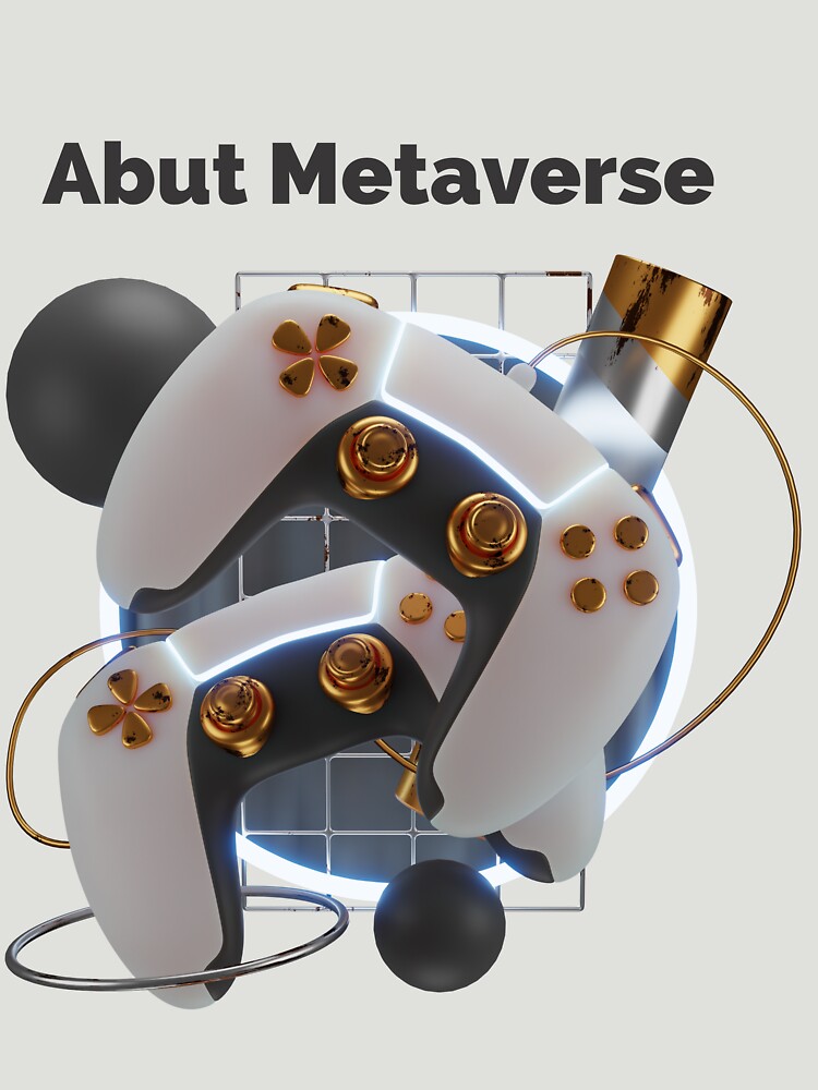 "About Metaverse 3D Golden Color Metaverse Minimalist Gifts and ...