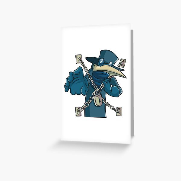 " SCP Foundation Plague Doctor funny and cute shirt 5" Greeting Card ...