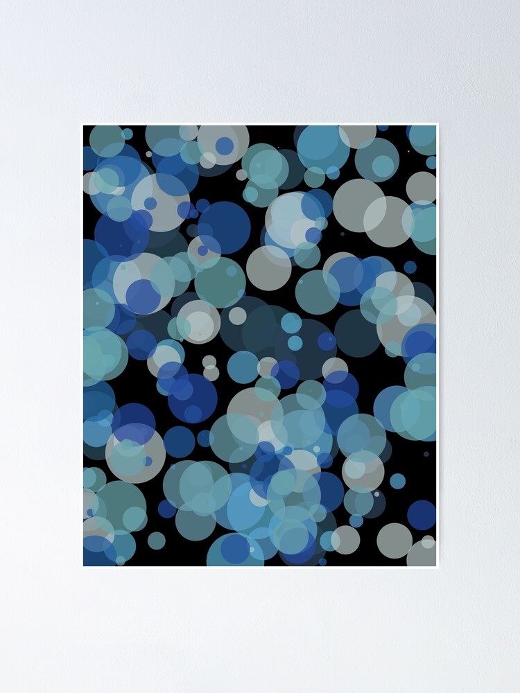 "Sea bubbles HEX colors" Poster for Sale by Mbeshter | Redbubble