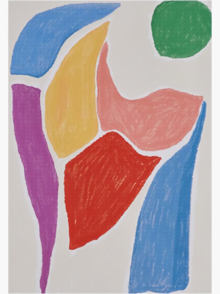 "Abstrak Full Colour " Sticker by ArtisticaPrintT | Redbubble