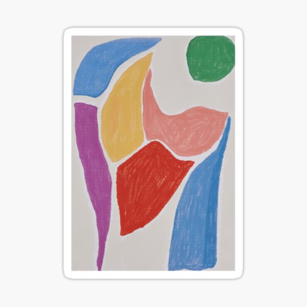 "Abstrak Full Colour " Sticker by ArtisticaPrintT | Redbubble