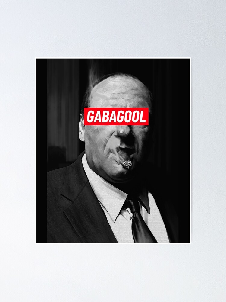 "Tony Soprano Gabagool" Poster for Sale by MerchCityInc | Redbubble