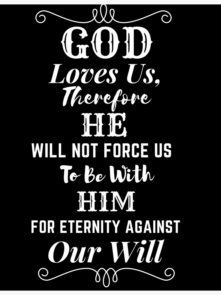 "Separation From God" Sticker for Sale by DisciplesPrint | Redbubble