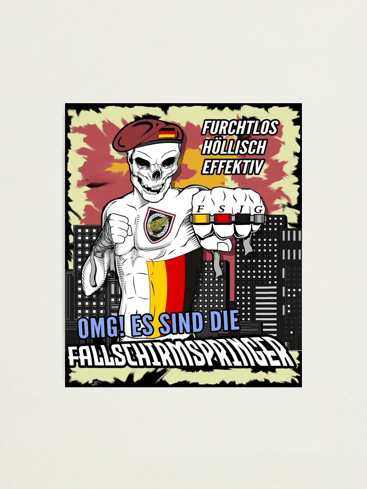 "Fallschirmjäger Luftlandebrigade FschJg Deutschland Heer Zombie #1814 ...