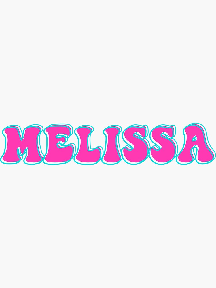 "MELISSA Name - MELISSA Name Cute Design" Sticker by Custom-Name ...