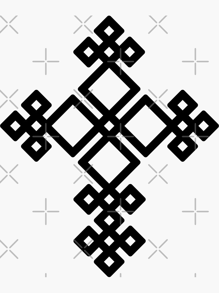 "habesha cross telet" Sticker for Sale by Ermiyas | Redbubble