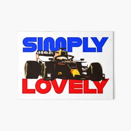 "SIMPLY LOVELY Max Verstappen Red Bull F1 World Champion" Art Board ...