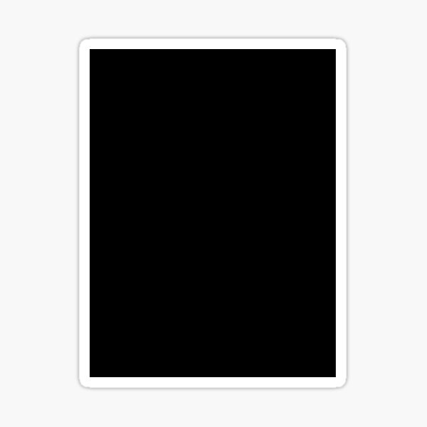 "Dark Shade Of Black Simple Color " Sticker for Sale by Rolors | Redbubble