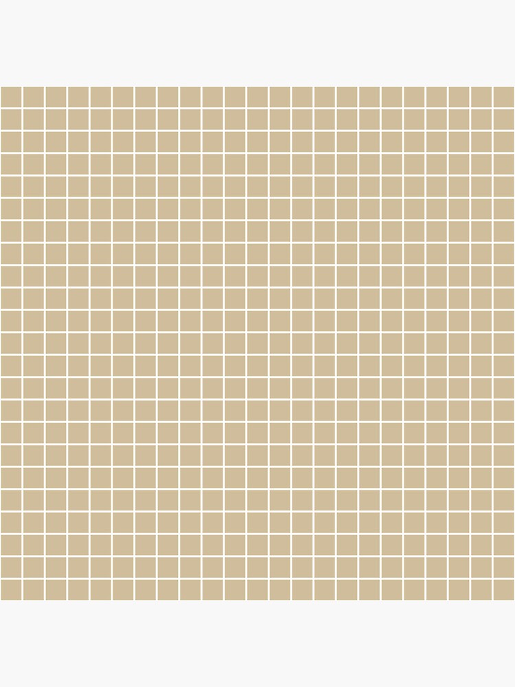 "Beige Grid | Beautiful Interior Design" Sticker for Sale by ...