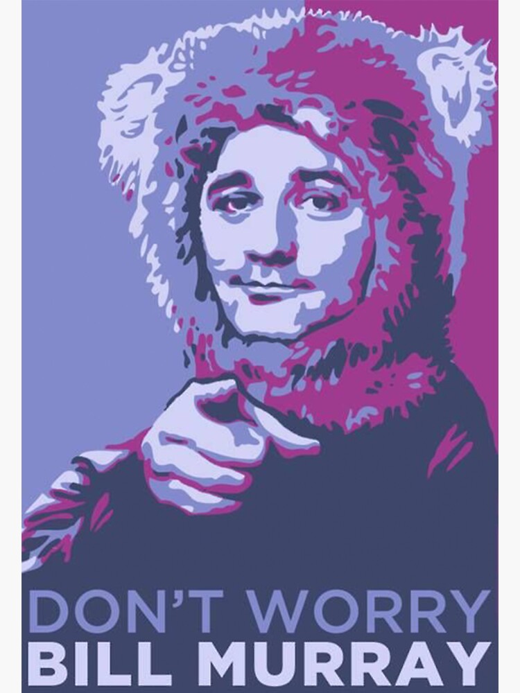 "Bill Murray" Sticker by erwiraArtd | Redbubble