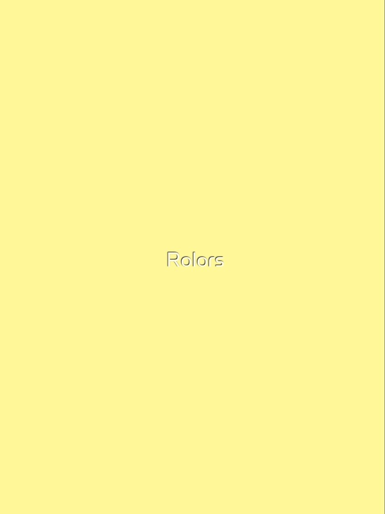 "Pastel Light Shade Of Yellow Simple Color " Poster for Sale by Rolors ...