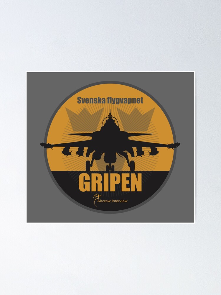 "JAS 39 Gripen" Poster for Sale by ACInterview | Redbubble