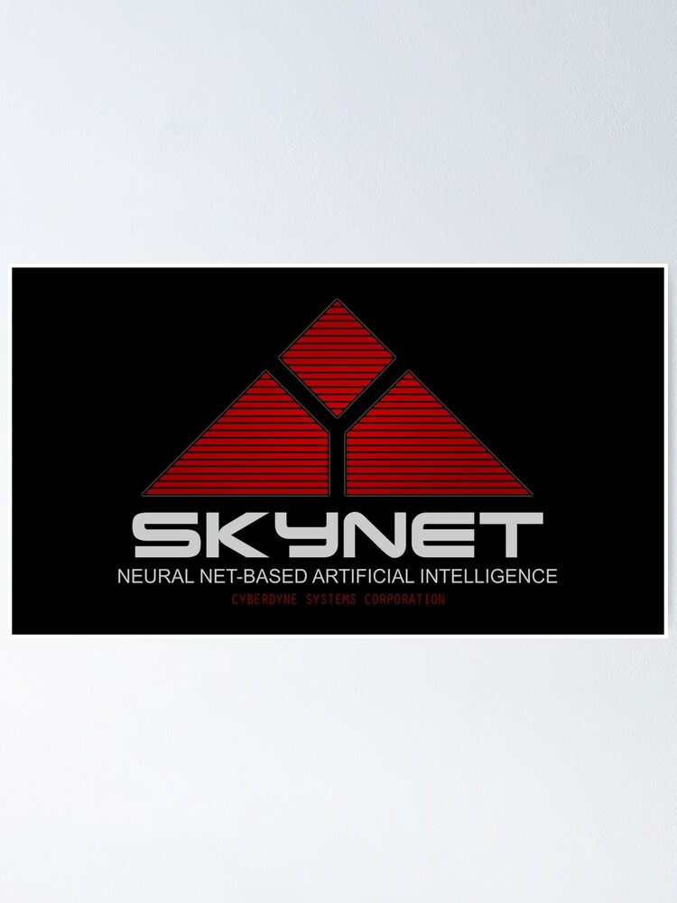 "Skynet logo - Terminator" Poster by Dr-Jones- | Redbubble