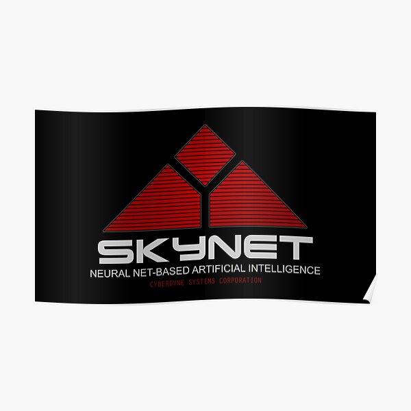 "Skynet logo - Terminator" Poster by Dr-Jones- | Redbubble