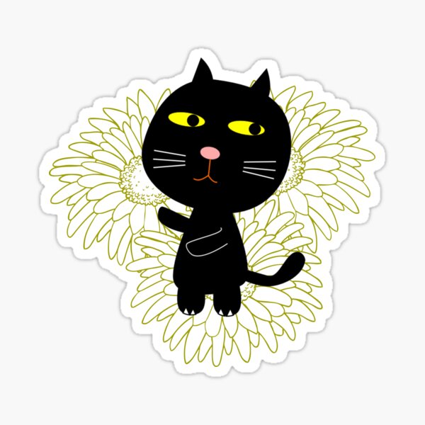 "You Are My Sunshine Cat Sunflower, Cat Kidston " Sticker for Sale by ...