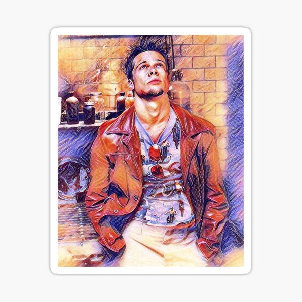"Tyler Durden " Sticker for Sale by PeacefulRiver | Redbubble