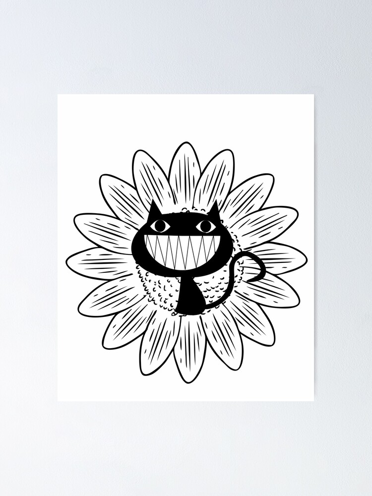 "You Are My Sunshine Cat Sunflower, Cat Kidson" Poster for Sale by ...