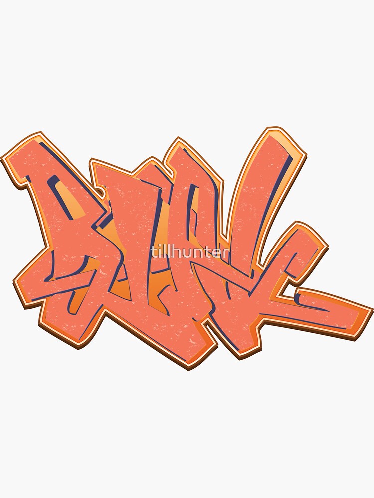 "Cool Street Art Graffiti" Sticker for Sale by tillhunter | Redbubble