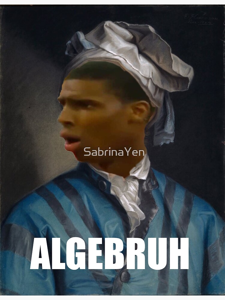 "Algebruh math meme" Sticker by SabrinaYen | Redbubble