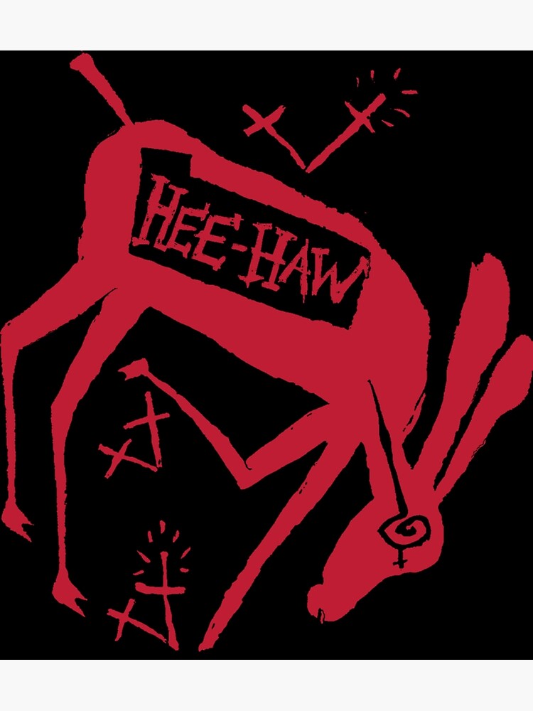 "Hee-Haw The Birthday Party [Red] Sticker" Poster for Sale by ...