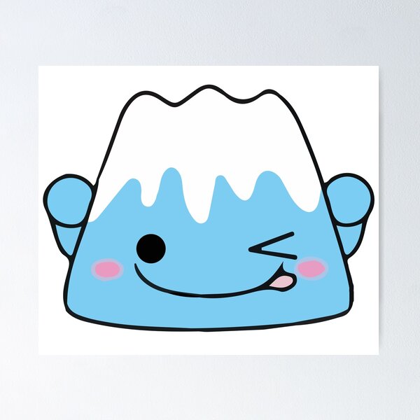 "Fuji-Chan Winking (Mt Fuji Mascot)" Poster by Timena | Redbubble