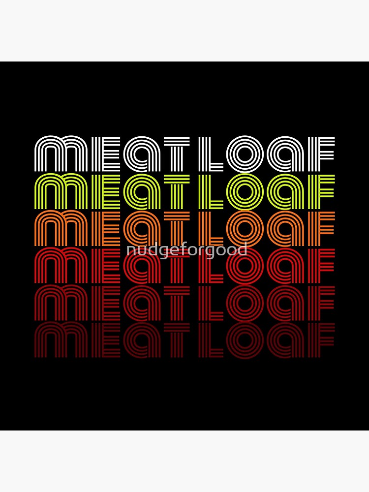 "Meat Loaf Vintage" Poster by nudgeforgood | Redbubble